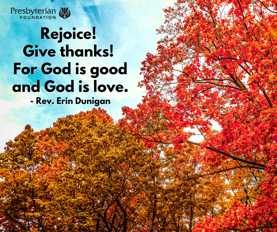 Blessing and Benediction from Rev. Erin Dunigan - Presbyterian Foundation